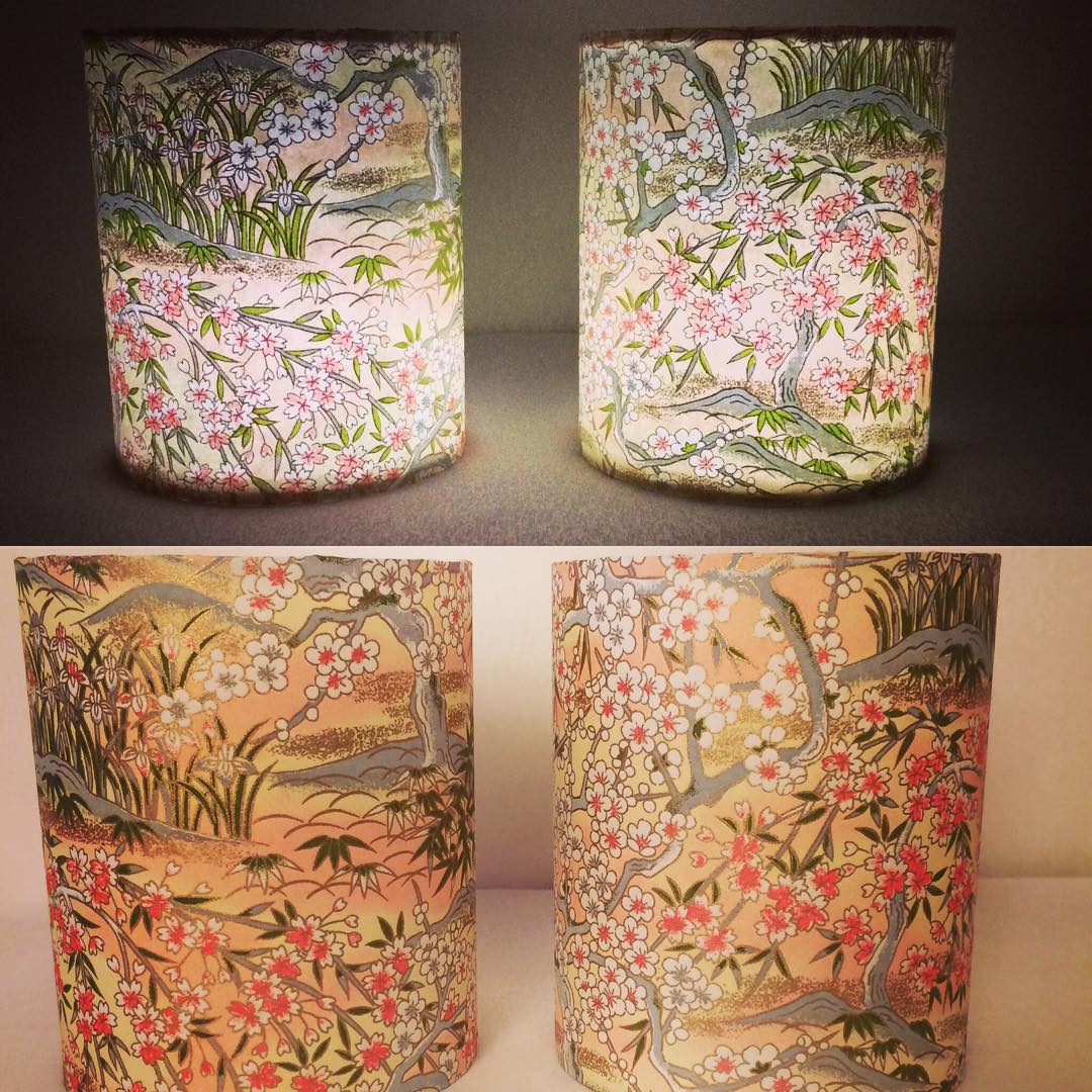 Made with hand printed Japanese Chiyogami paper these two la... - The ...